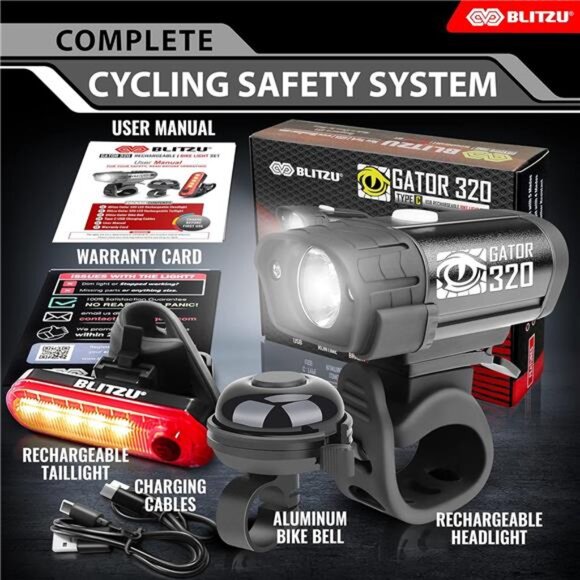 Other | Bike Lights Bike Reflectors Front And Back Led Rechargeable ...